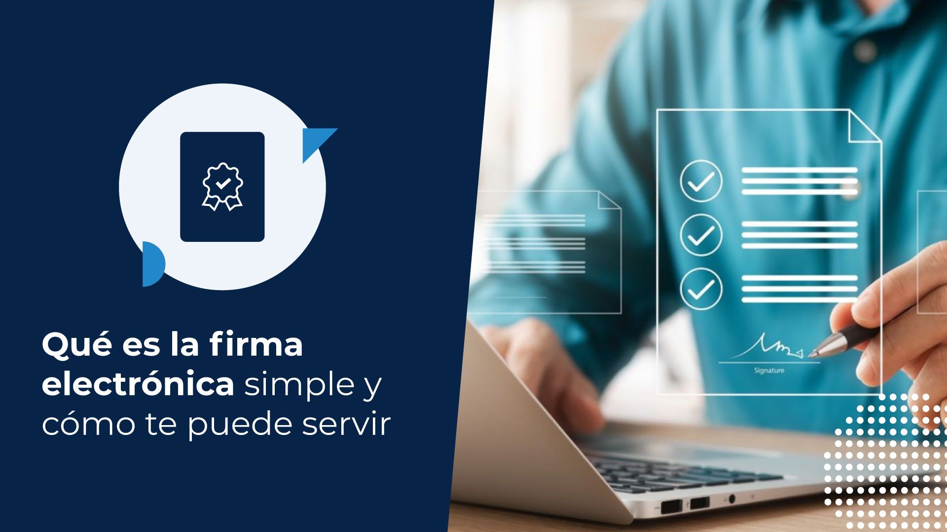¿Qué es una firma electrónica simple y para qué sirve? - Acepta